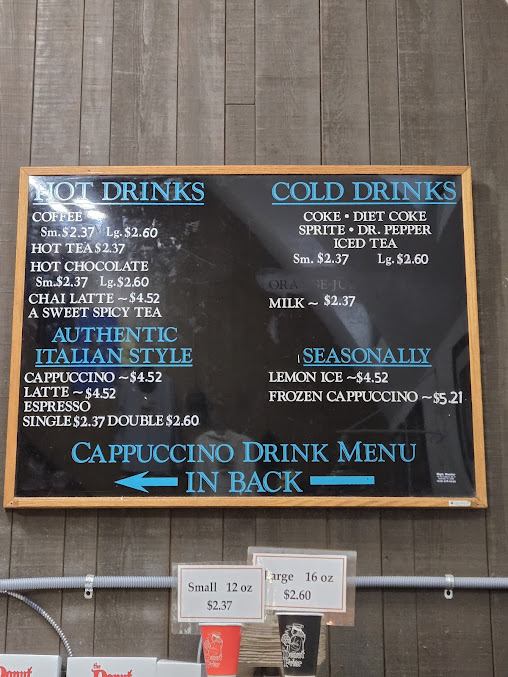 Donut Friar Menu (Updated 02/2026)