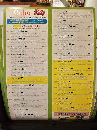 Stu's Surf Side Menu (Updated 06/2026)