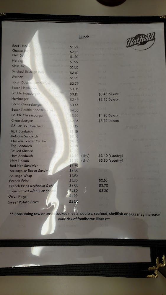 Jones Cafe Menu (Updated 10/2025)