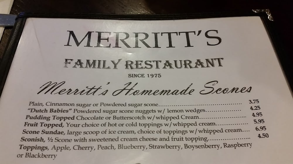 Merritt's Family Restaurant Menu (Updated 05/2026)