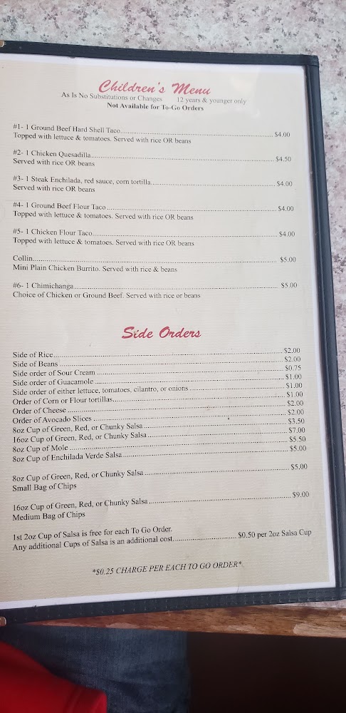 Lala's Place Menu (Updated 08/2025)