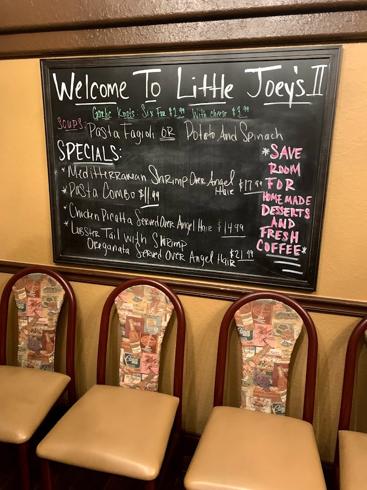 Little Joey's Italian Restaurant Menu (Updated 09/2025)