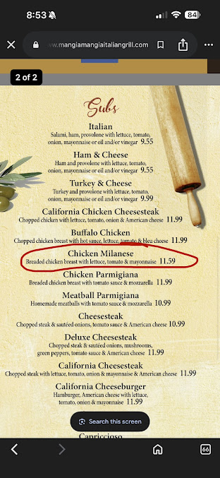 Mangia Mangia Hershey PA Menu (Updated 06/2026)