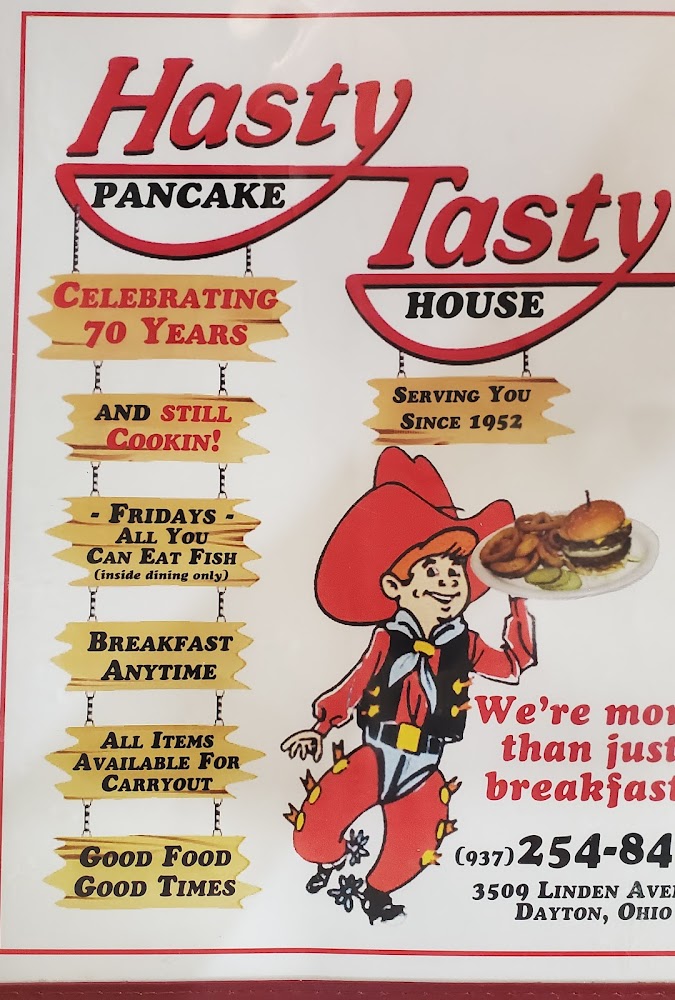 Hasty Tasty Pancake House Menu (Updated 11/2025)