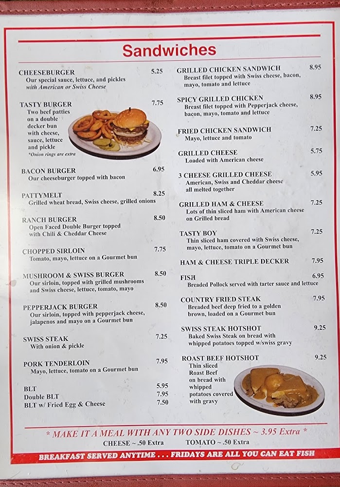 Hasty Tasty Pancake House Menu (Updated 10/2025)