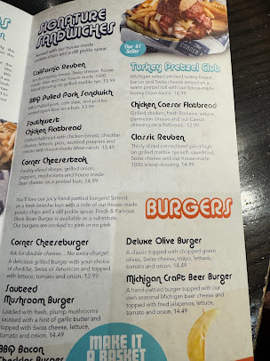 Rockford Corner Bar Menu (Updated 05/2026)