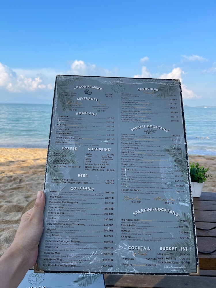 Coco Tam’s Menu (Updated 05/2026)