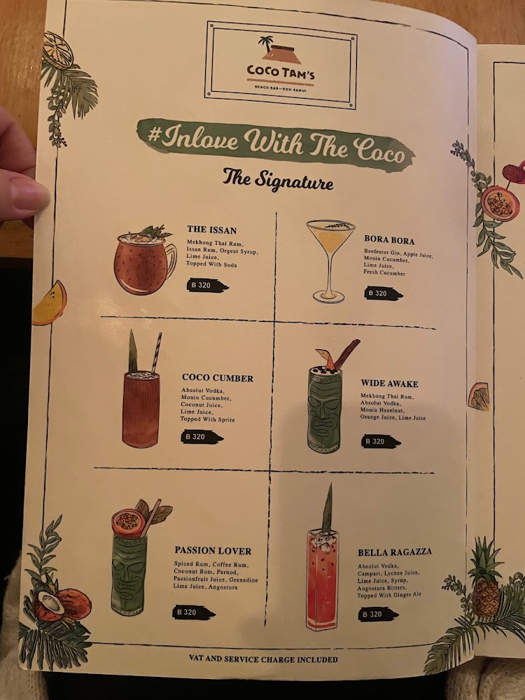 Coco Tam’s Menu (Updated 05/2026)